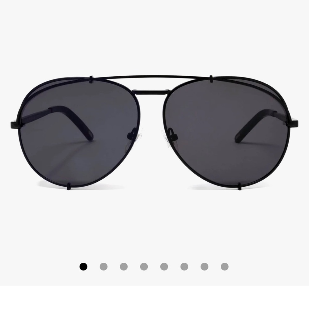 Diff Eyewear Sunglasses Black Aviator Koko - Gem